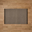 Cotham Black and Natural Striped Wool and Cotton Rug - 200x290cm ...