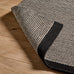 Cotham Black and Natural Striped Wool and Cotton Rug - 200x290cm ...