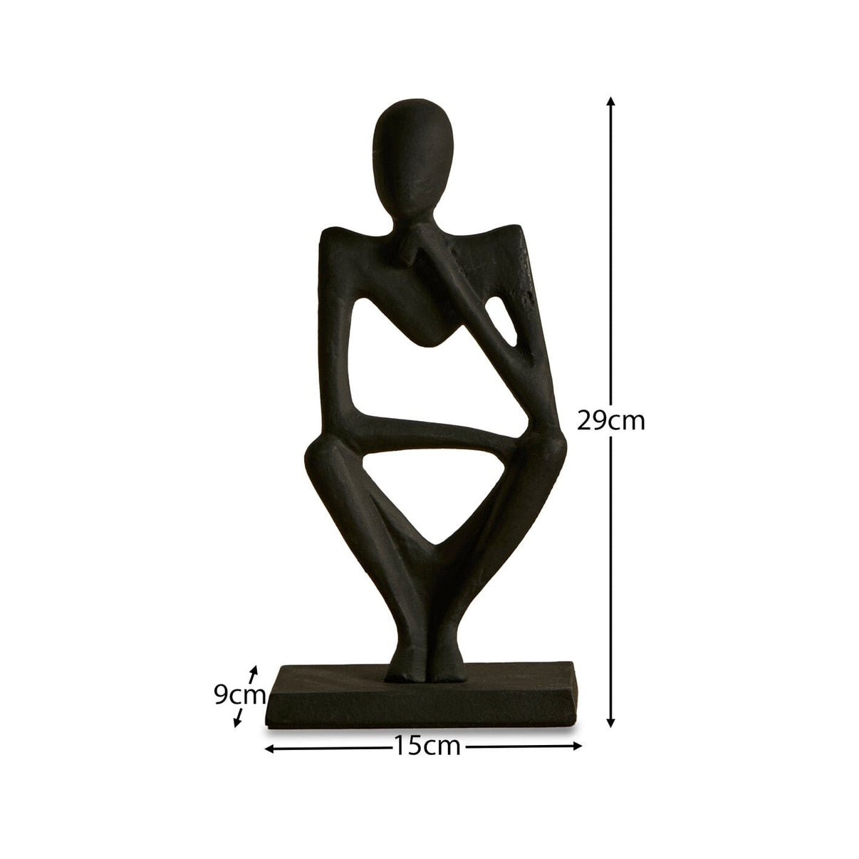 Embley Black Metal Figurine Ornament - Laura James