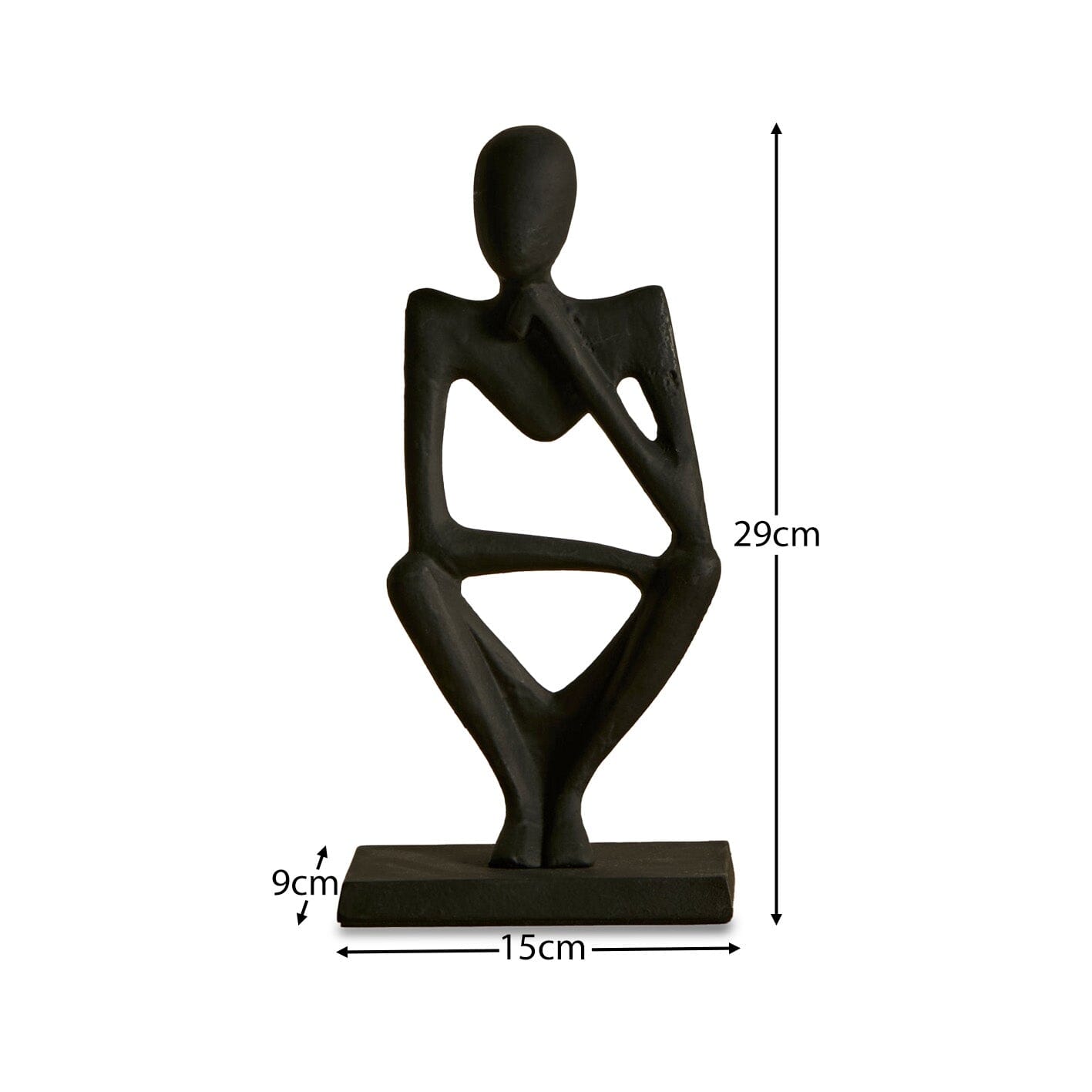 Embley Black Metal Figurine Ornament - Laura James