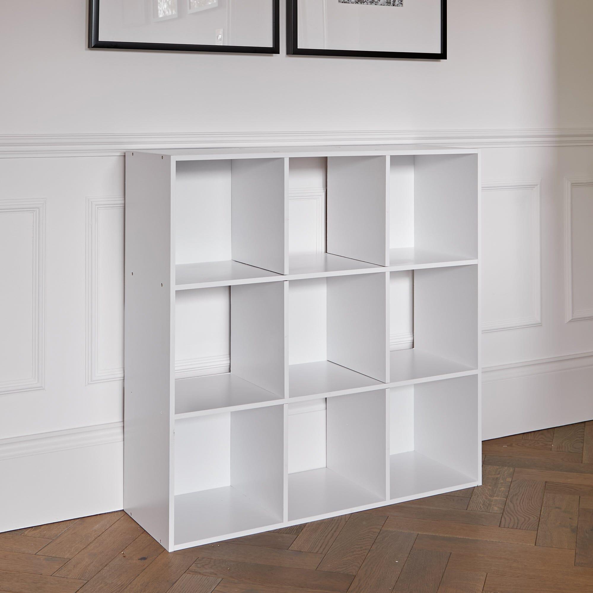 9 Cube Storage Unit White Bookcase Laura James