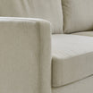 Ava Sand Corner Sofa with Pale Oak Legs - Laura James