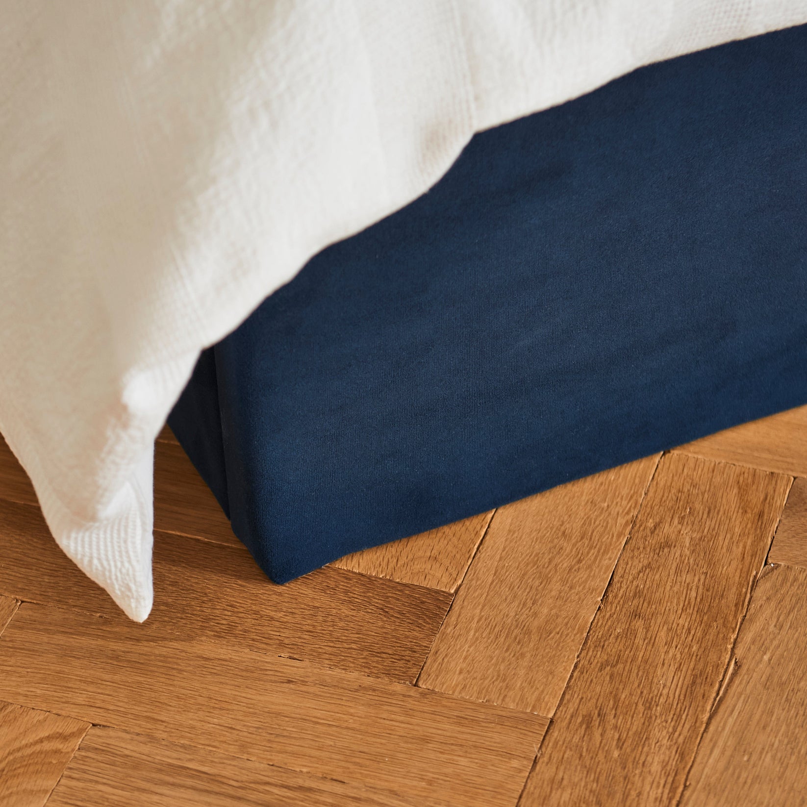 Alice Double Ottoman Bed - Ink - Laura James