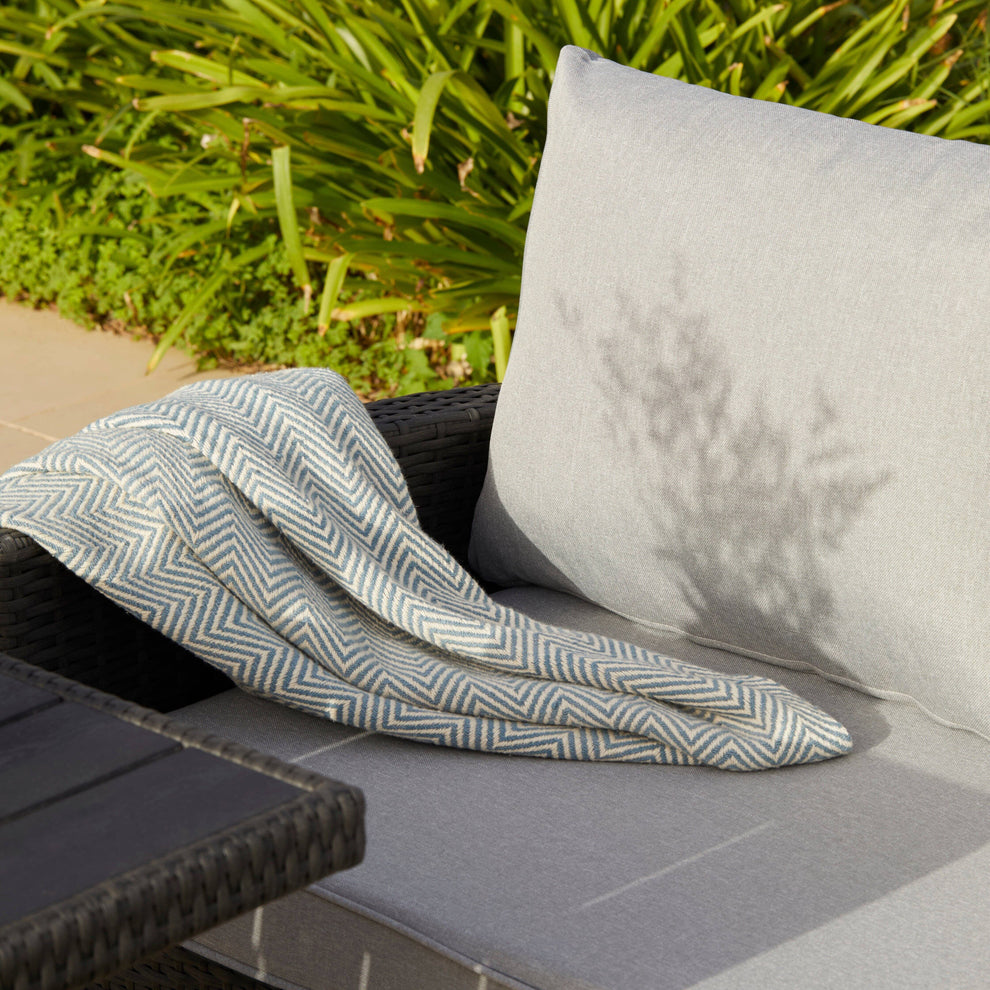 Aston 9 Seater Rattan Garden Corner Sofa Set with with Cream LED Premi ...