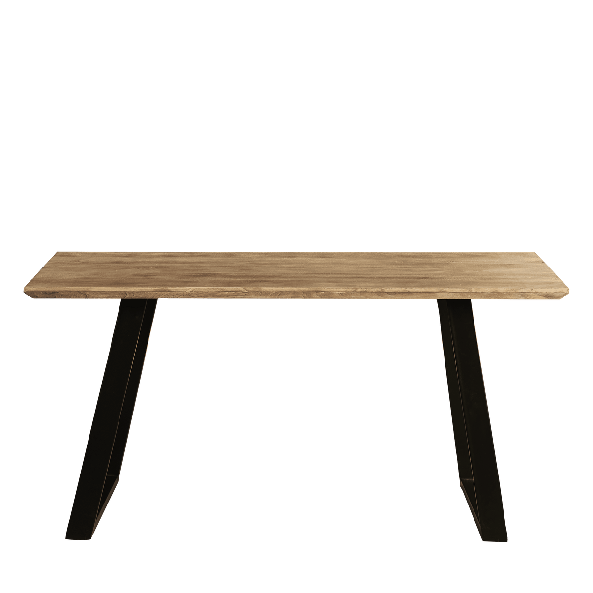 Atlas 6-Seater Chalked Mangowood Dining Table Set with Soft Beige ...