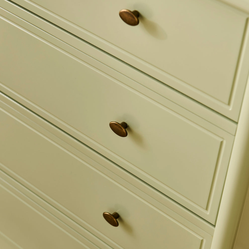 Aubrey 4 Drawer Chest of Drawers - Pistachio Green - Laura James