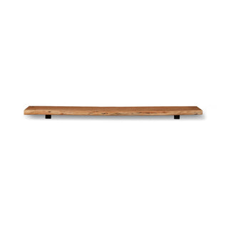 Bosco Large Natural Acacia Wall Shelf - 150cm - Laura James