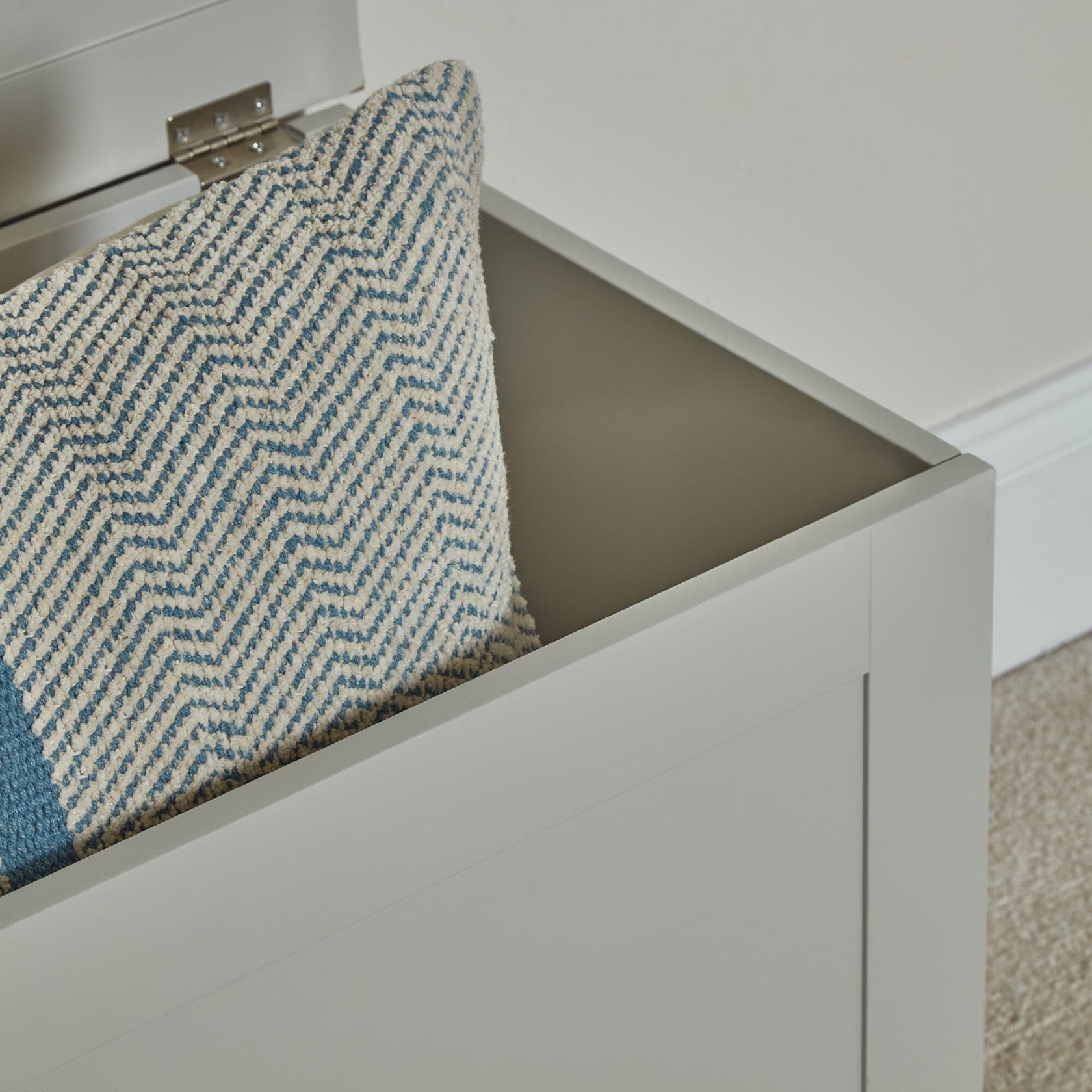 Chatsworth storage box - Linen Grey - Laura James