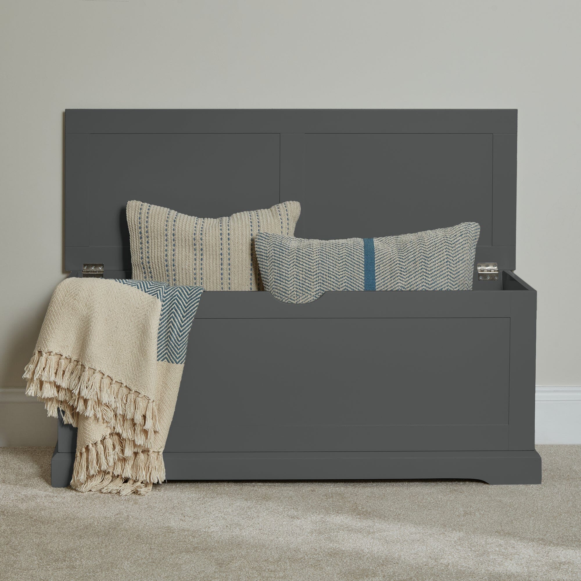 Chatsworth storage box - Slate Grey - Laura James