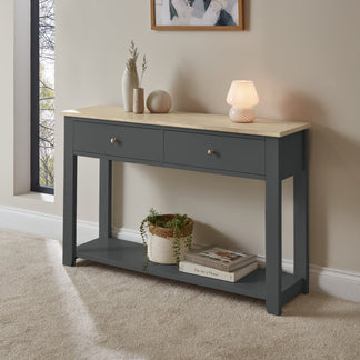 Chatsworth Console Table - Slate Grey - 120cm - Laura James