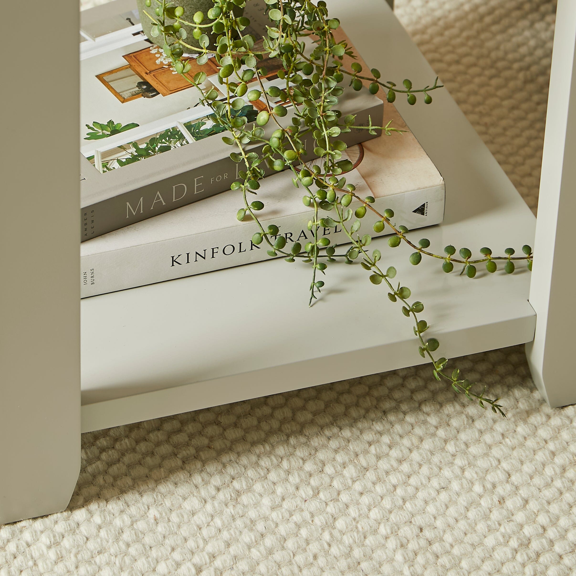 Chatsworth side table - Linen Grey - Laura James