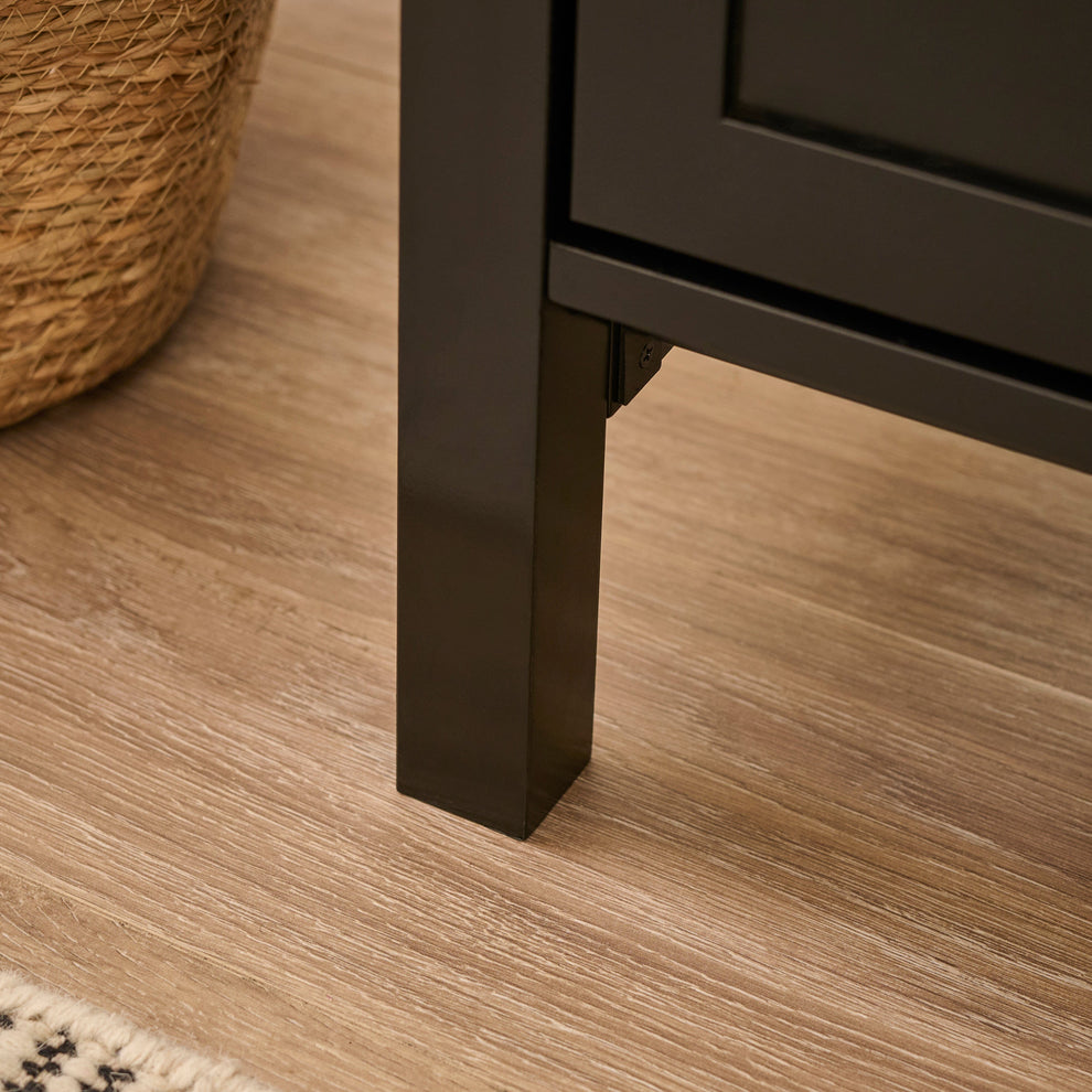 Charlie 6 Drawer Chest of Drawers - Noir Black – Laura James