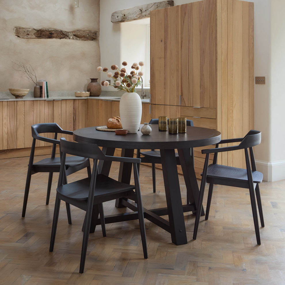 Carter Black Dining Armchairs - Set of 2 - Laura James