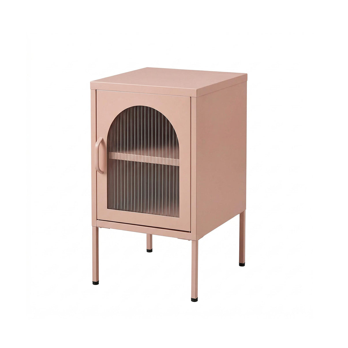 Conan Metal Bedside Table - Blush Pink – Laura James