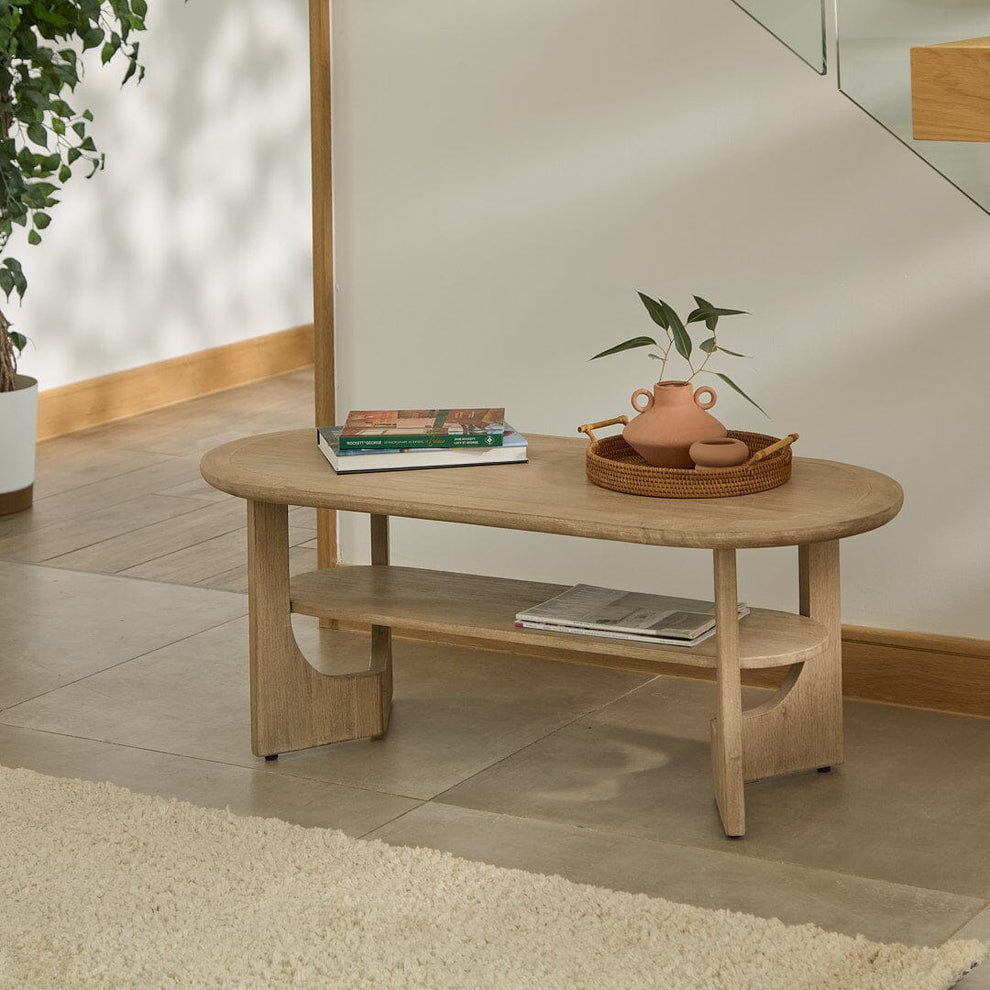 Delphi Light Acacia Coffee Table – Laura James