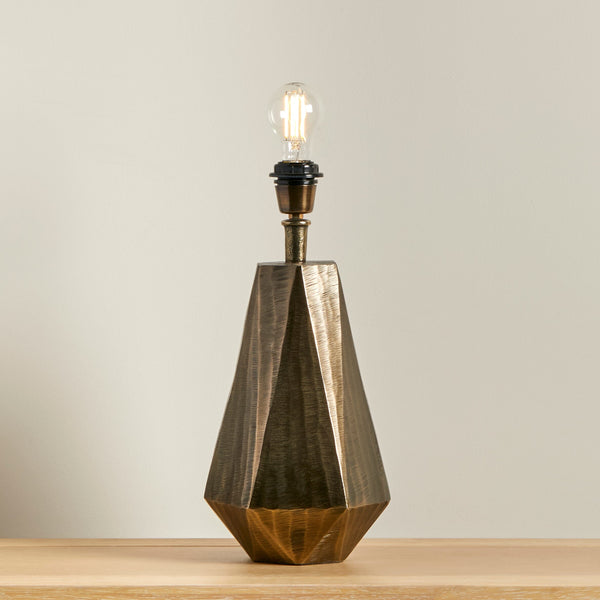 Elcombe 36cm Bronze Metal Lamp Base - Laura James