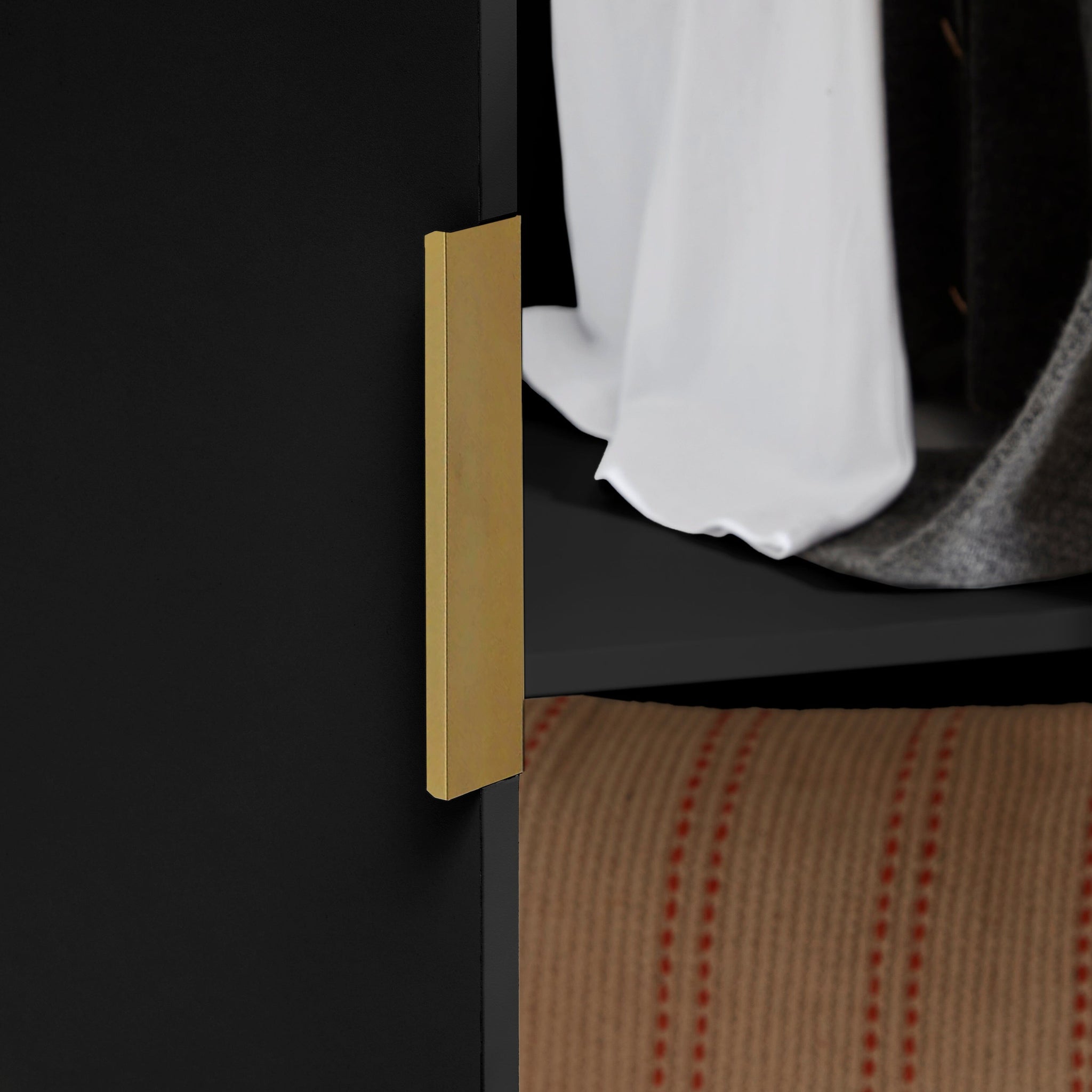 Essie Black Full Height Wardrobe - Laura James