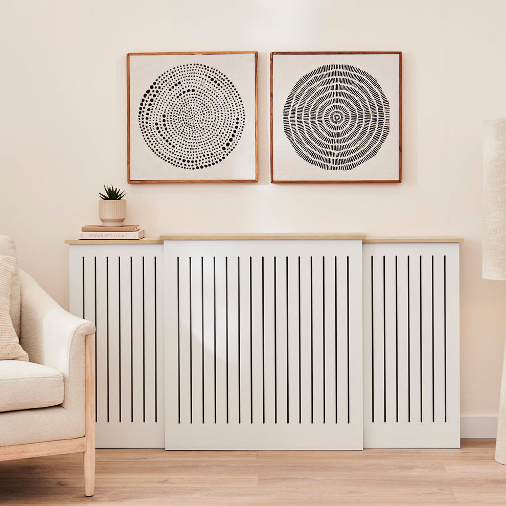 Elspeth Extending Radiator Cover - Whitewash Oak – Laura James