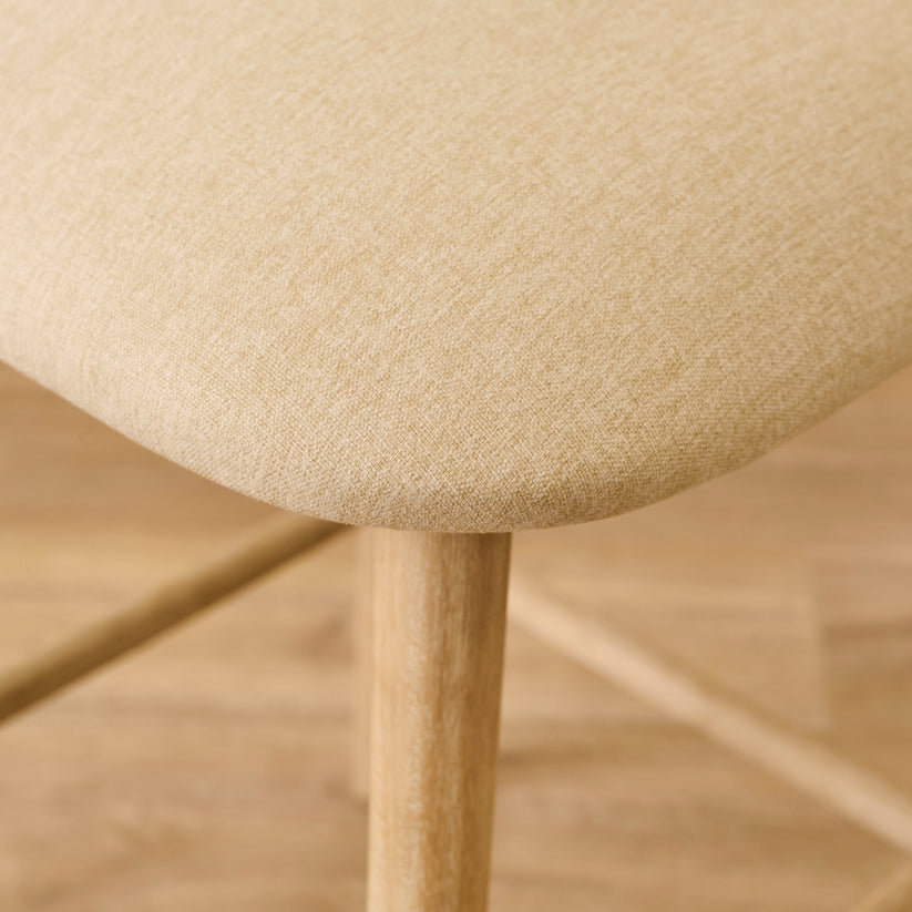 Freya Sand Bar Stool - Whitewash Legs – Laura James