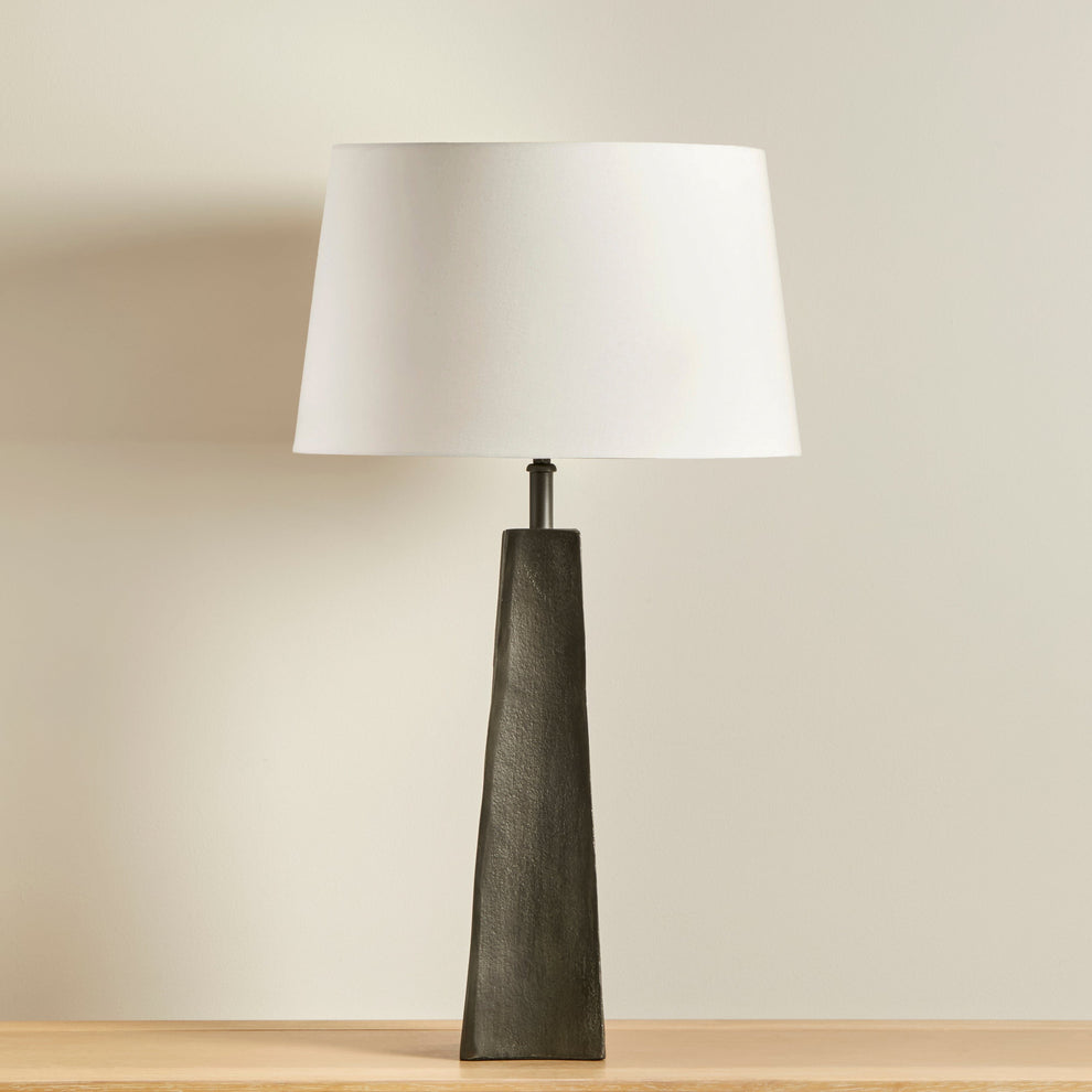 Coningsby White 40cm Cotton Lamp Shade - Laura James