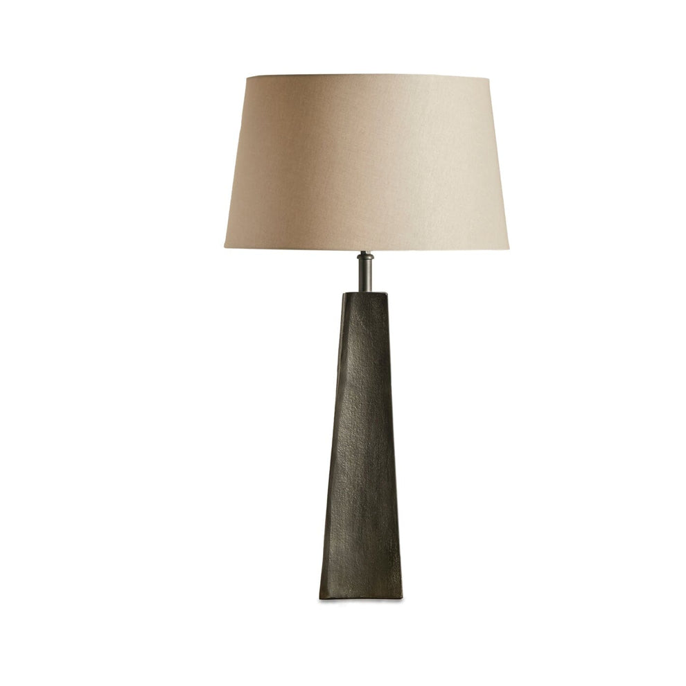 Helland Bronze Lamp with Coningsby Taupe Shade - Laura James