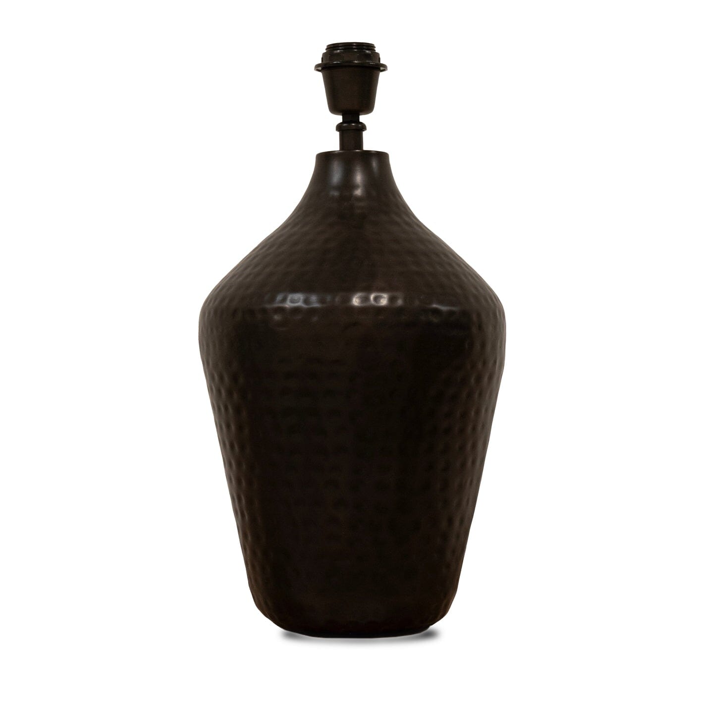 Hale Black Bronze Metal Lamp Base - Laura James