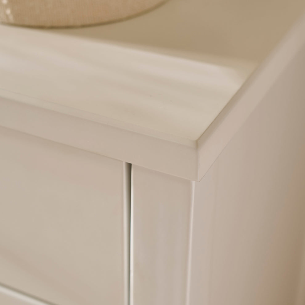Ivy 4 Drawer Chest of Drawers - Ivory White – Laura James