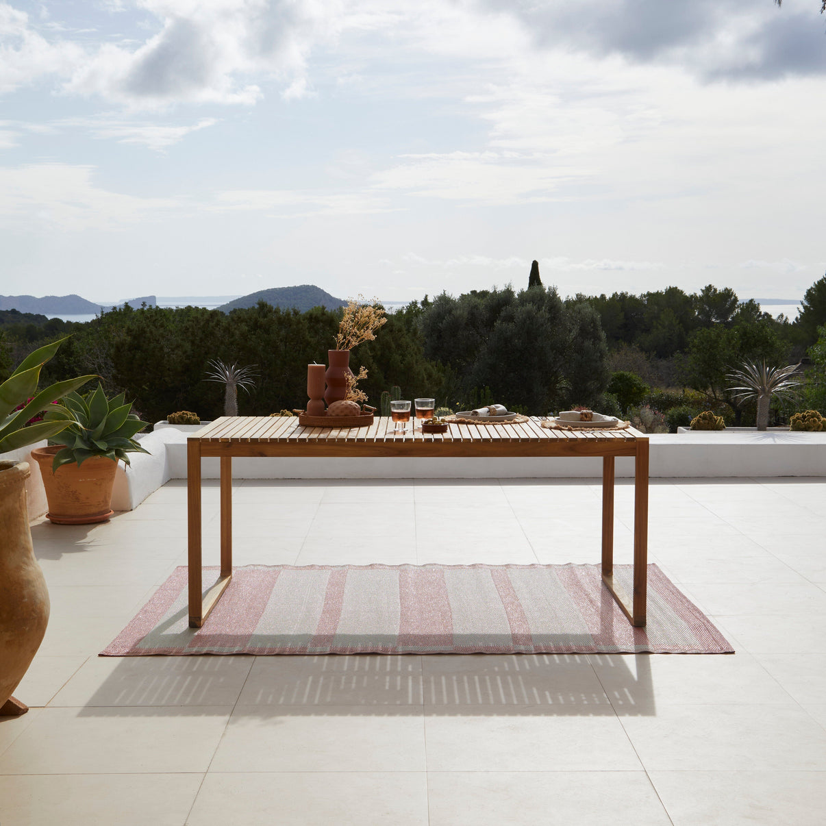 Lennox 8 Seater Wooden Outdoor Dining Set with Cushions – Laura James