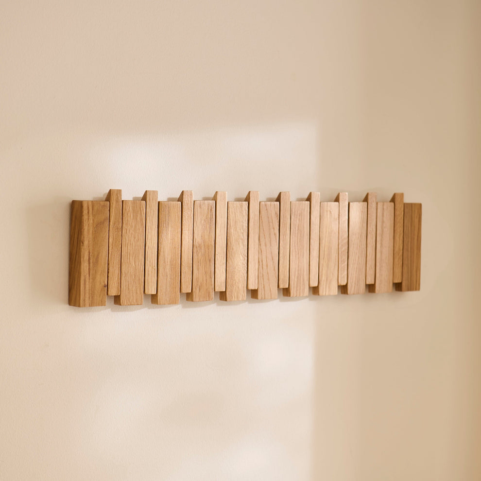 Lowell Folding Coat Rack - Pale Oak – Laura James