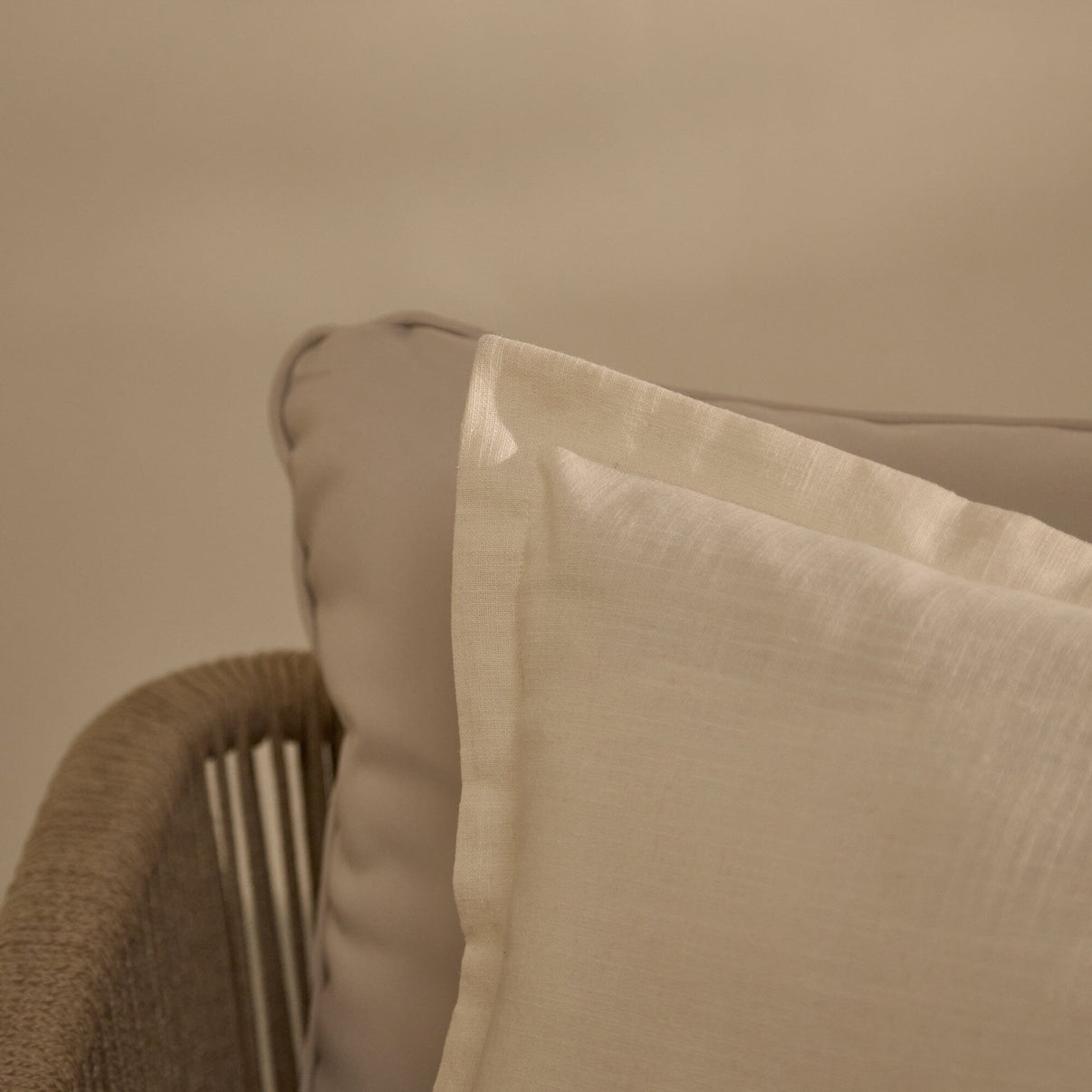 Ludlow 50x50cm Garden Cushion Cover - Off White – Laura James