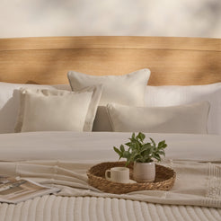Ludney 50x50cm Cushion Cover Ivory | Laura James
