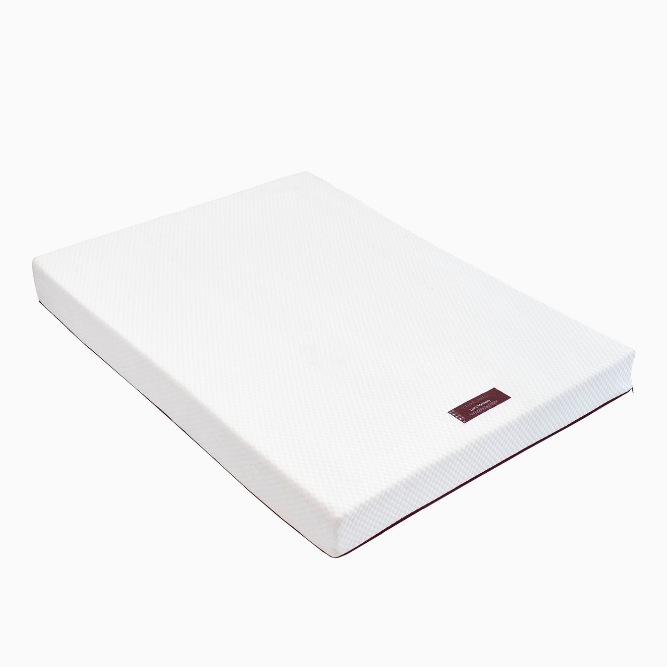 Luna Memory Foam Super King Mattress - Burgundy Red Zip – Laura James