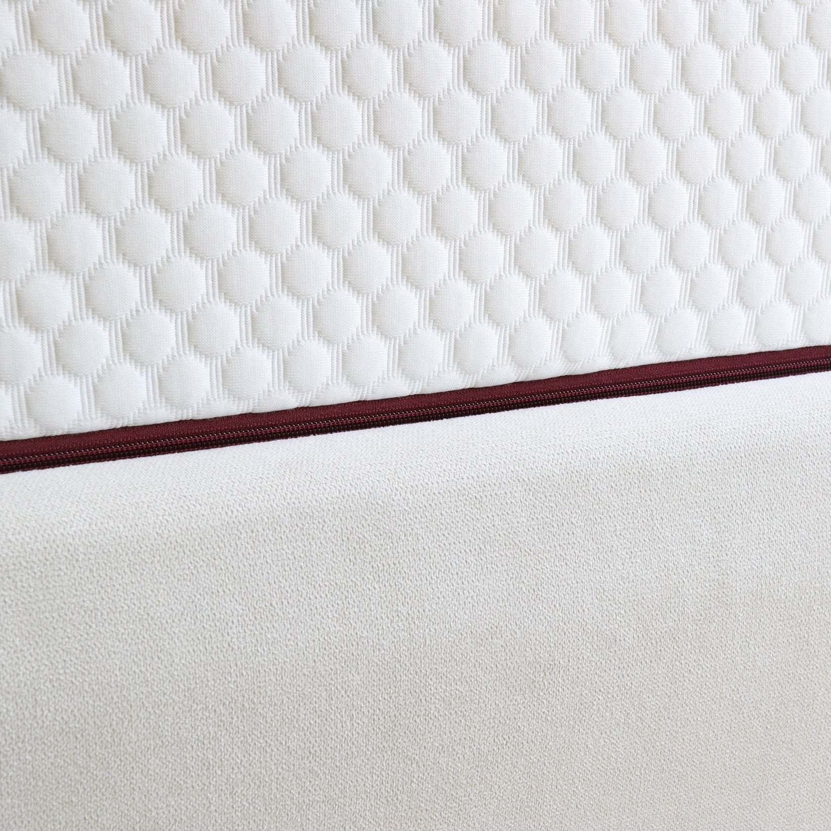 Luna Memory Foam Super King Mattress - Burgundy Red Zip – Laura James