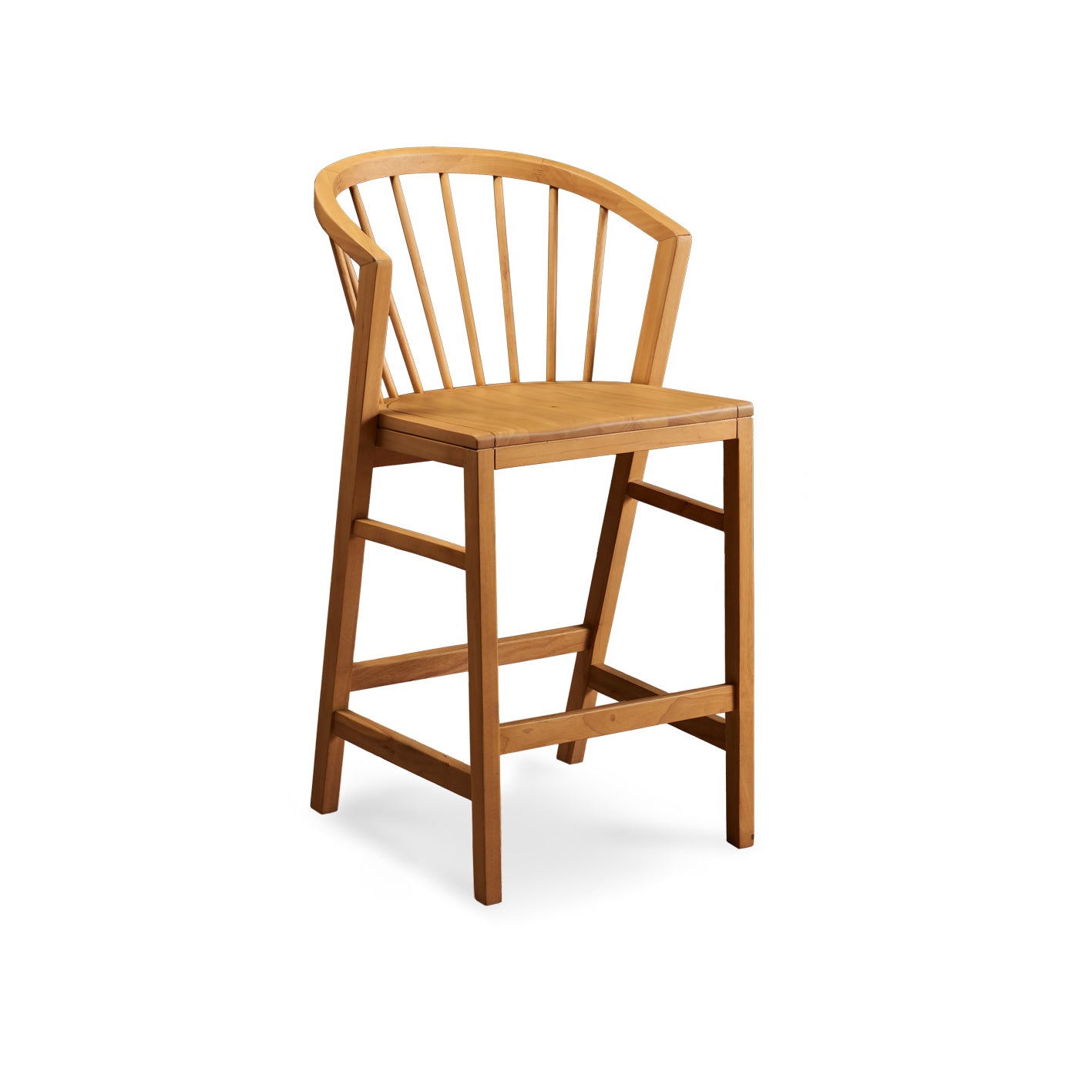 Mabel Pale Oak Bar Stools - Set Of 2 - Laura James