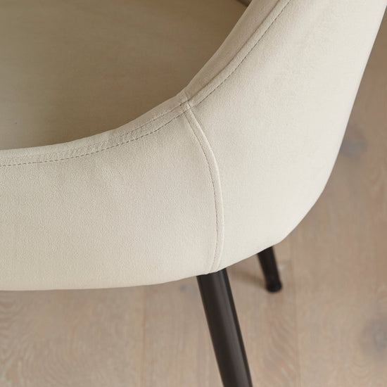 Maeve Clay Dining Chairs with Black Legs - Set Of 2 - Laura James