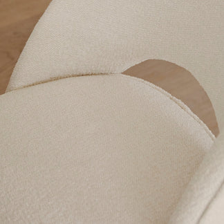 Marilyn Bar Stools - Boucle with Black Legs - Laura James