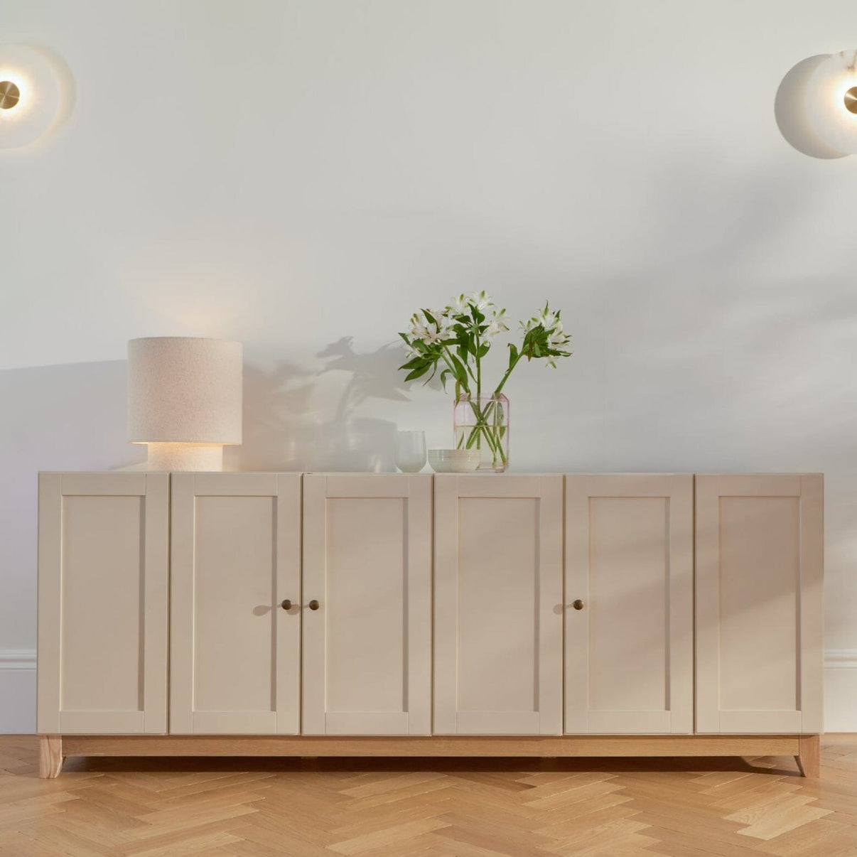 Morgan 3 Door Sideboard - Taupe - Laura James