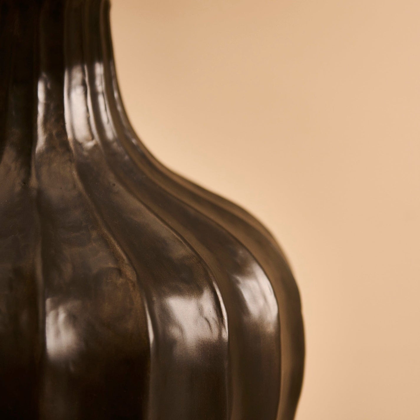 Radford Black Bronze Metal Table Lamp Base - 31cm - Laura James