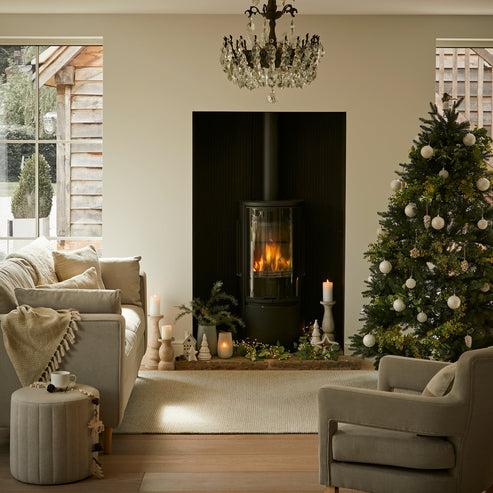 Dalen Frosted Glass Tea Light Holder with Candle Holders - Laura James