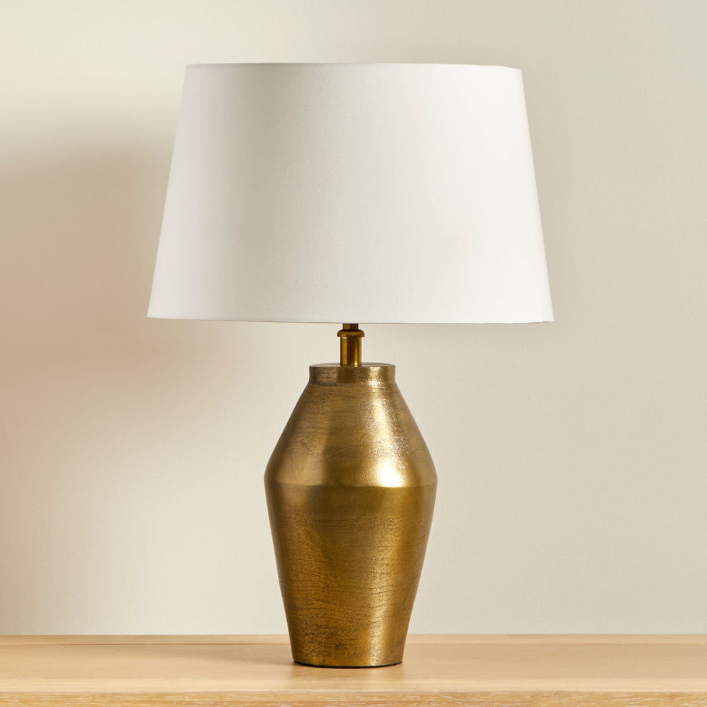 Coningsby 30cm Cotton Lamp Shade - Snow White - Laura James