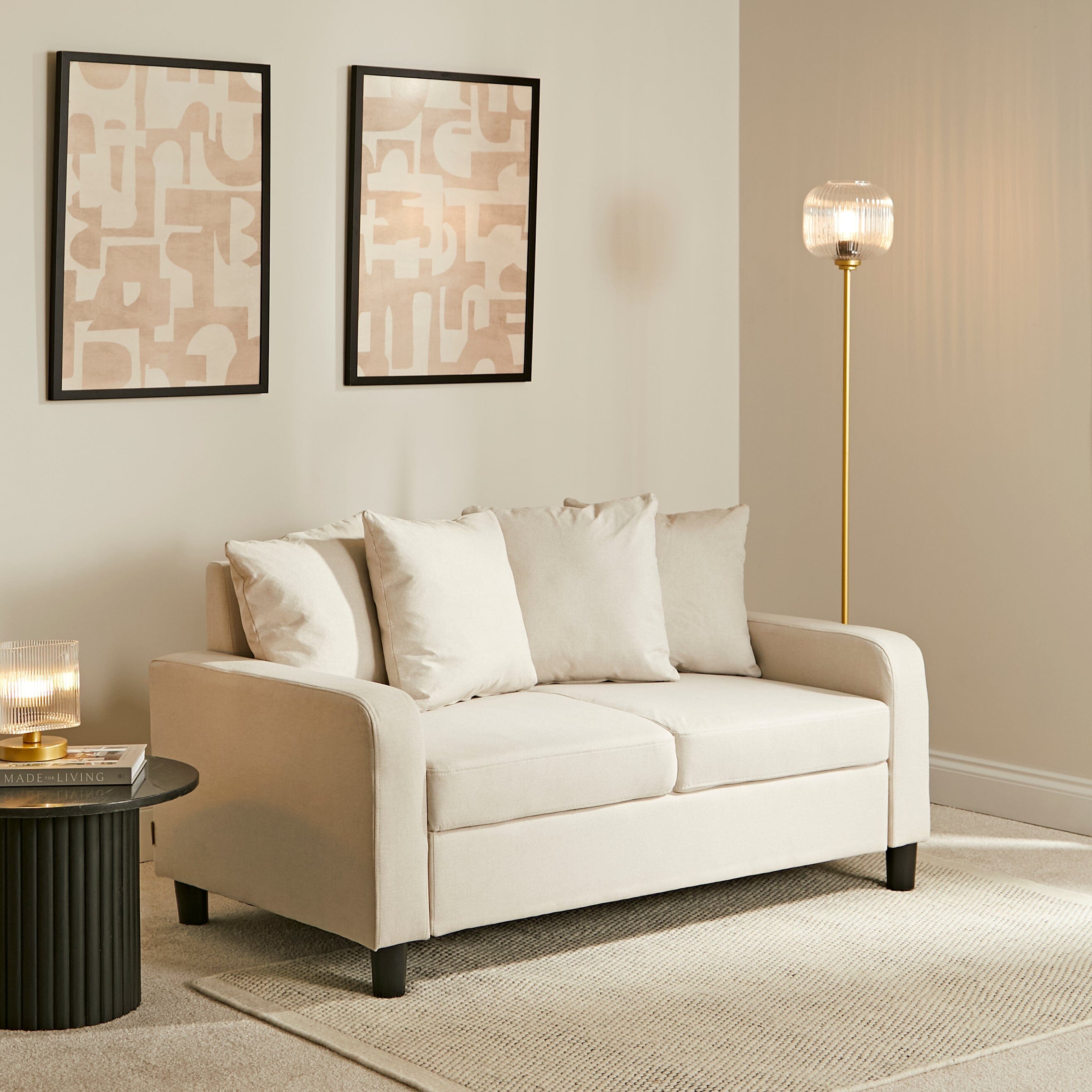 Tracy 2 Seater Sofa - Oatmeal – Laura James