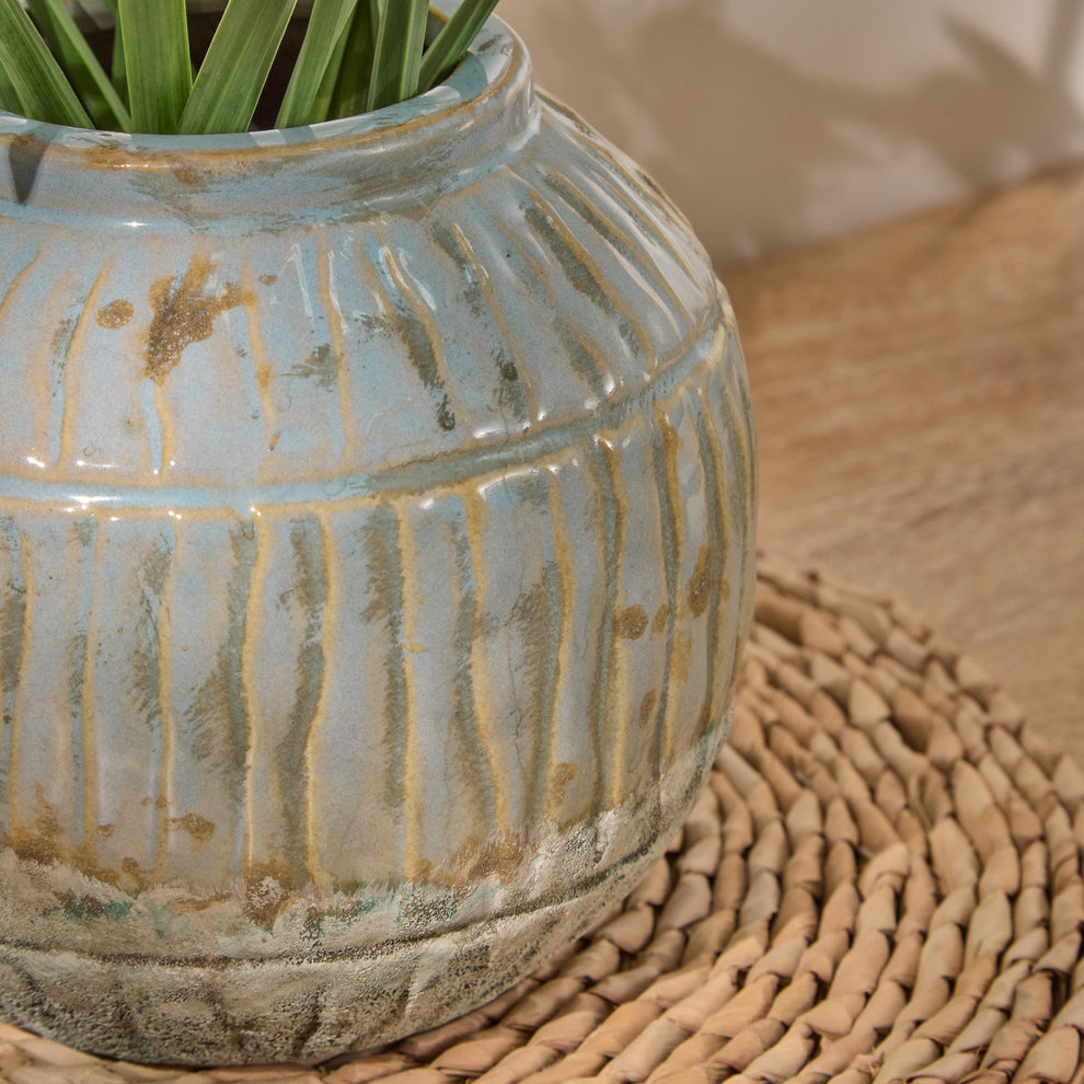 Tariva Ceramic 13.5cm Vase - Cornflower Blue – Laura James