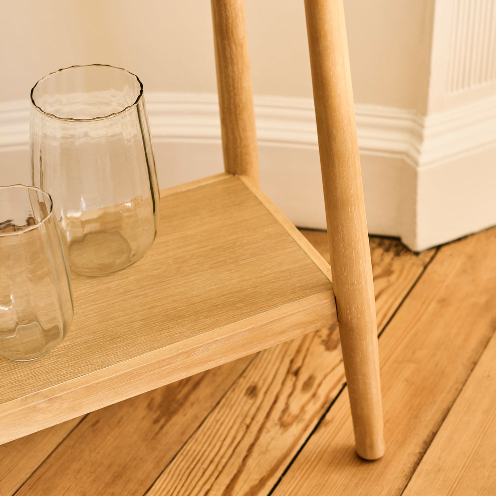 Tilly 110cm Console Table - Whitewash Oak – Laura James