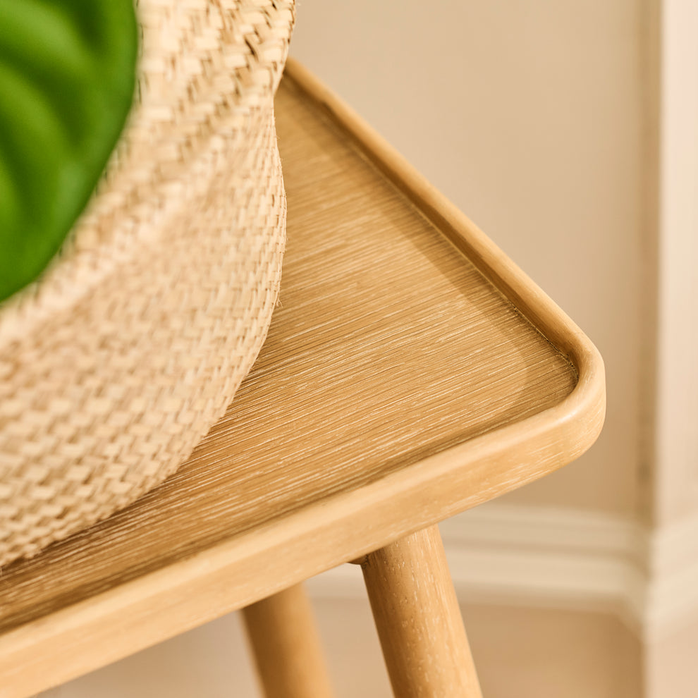 Tilly 110cm Console Table - Whitewash Oak – Laura James
