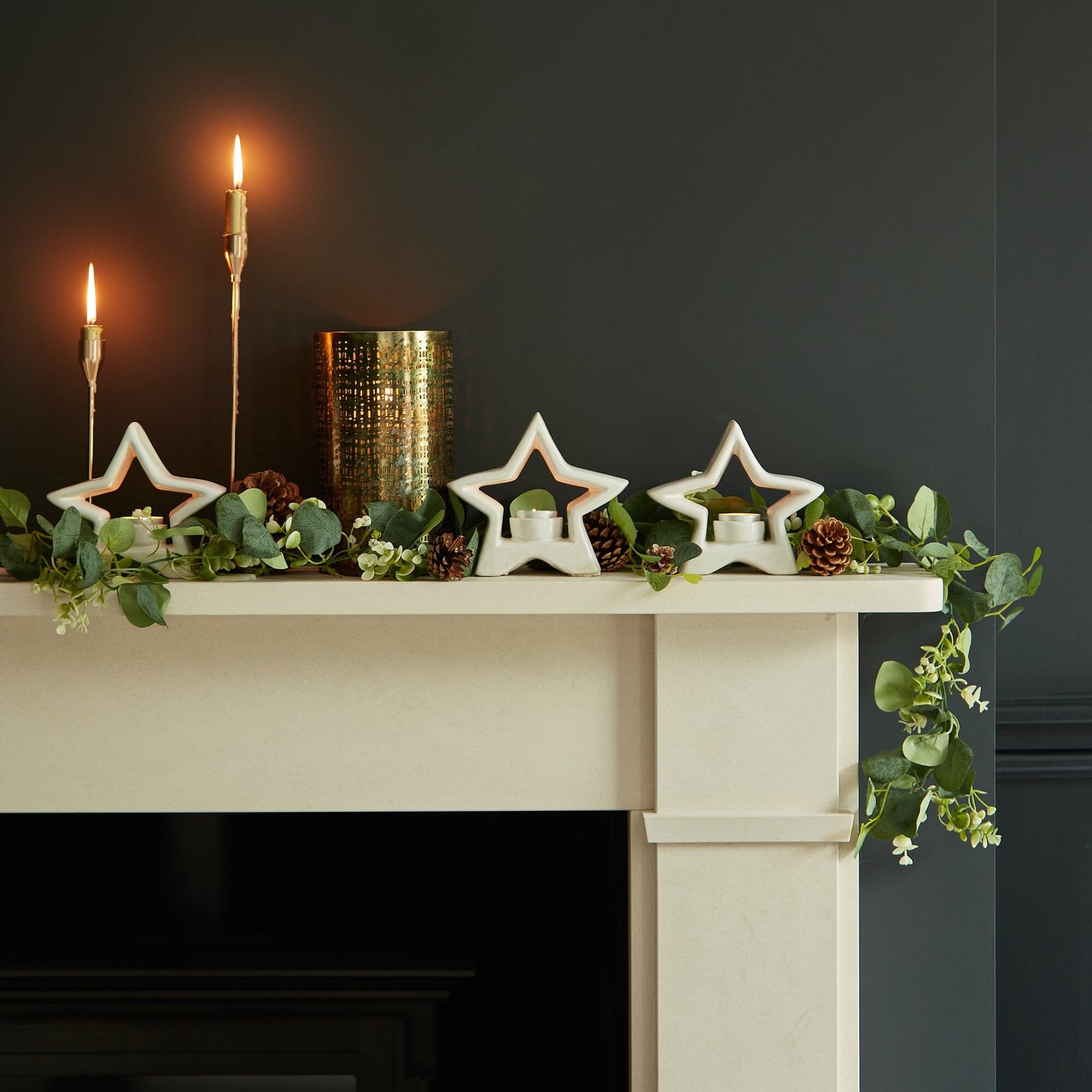 White Star Tea Light - Laura James