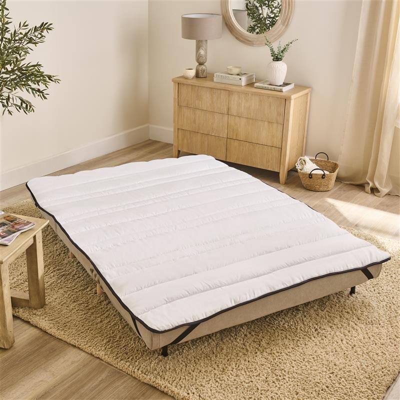 Una Double Sofa Bed Topper - White – Laura James