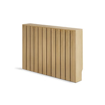 Willow Medium Radiator Cover in Whitewash Oak - Laura James
