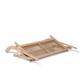 Akira Outdoor Wooden Rope Folding Bench - Laura James