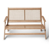 Akira Outdoor Wooden Rope Folding Bench - Laura James