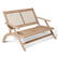 Akira Outdoor Wooden Rope Folding Bench - Laura James